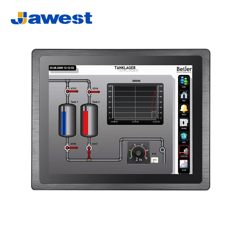 15" Industrial LCD Monitor Touchscreen with Sunlight Readable Displays ...